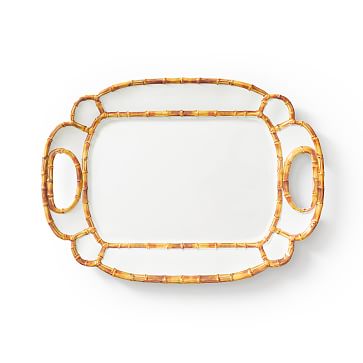 Bamboo Melamine Dinner Plate, Set of 4 | Mark and Graham