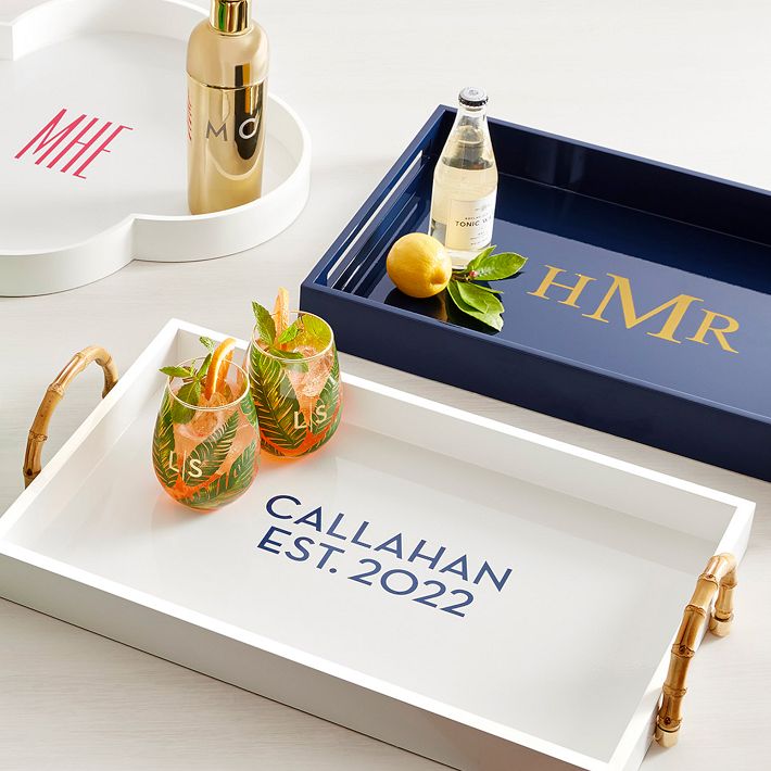 Arched Bamboo Lacquer Tray | Mark and Graham