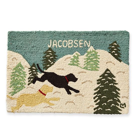 Hand Hooked Snow Rug | Mark and Graham