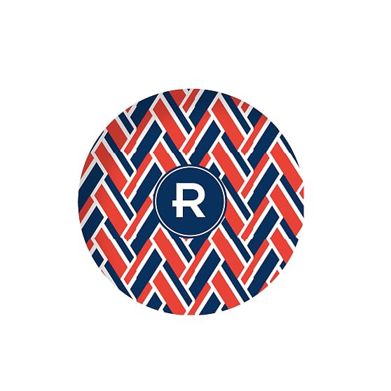 Monogrammed Patterned Paperweight | Mark and Graham