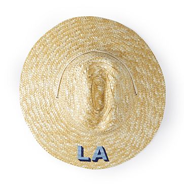 Monogram Mary Straw Hat | Mark and Graham