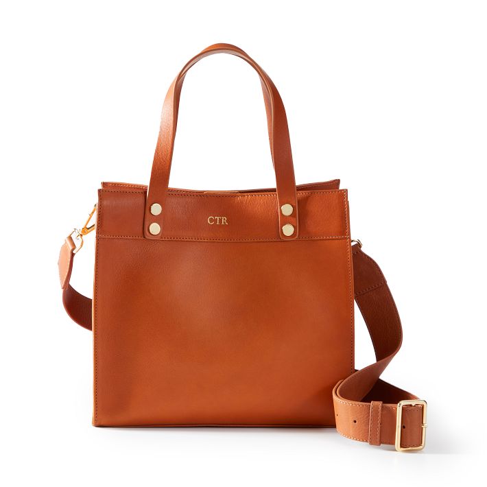 Essential Leather Tote | Mark and Graham
