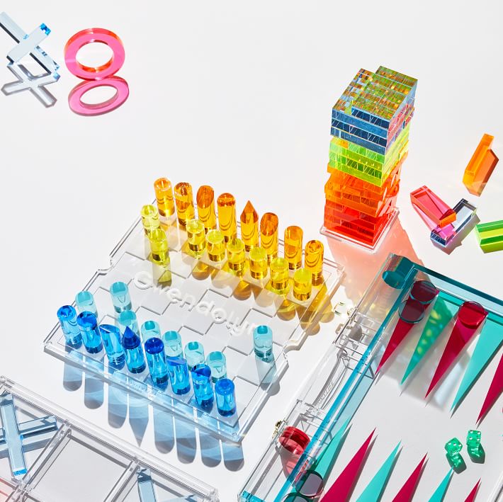 Acrylic Neon Tumbling Tower | Mark and Graham