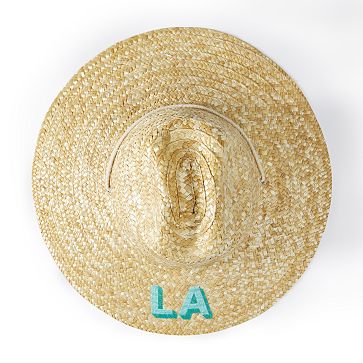 Monogram Mary Straw Hat | Mark and Graham