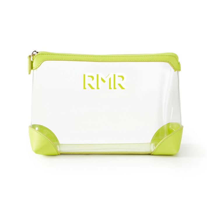 Monogrammed Clear Pouch | Mark and Graham