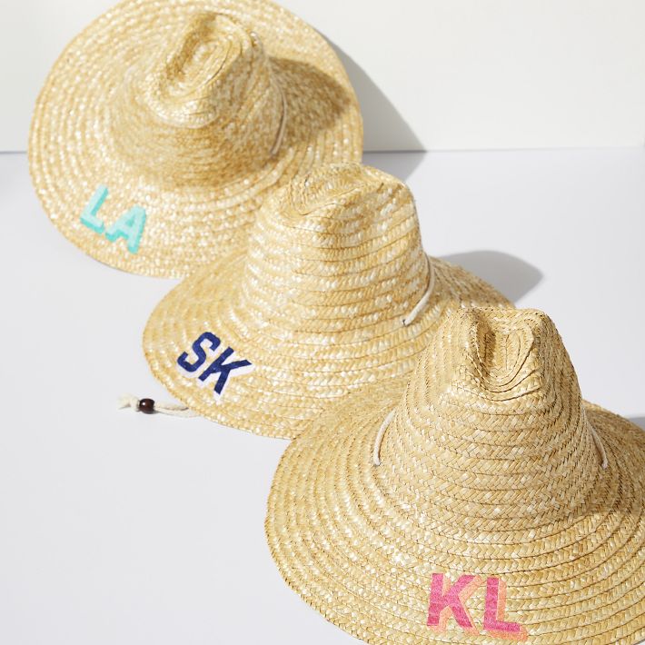 Monogram Mary Straw Hat | Mark and Graham