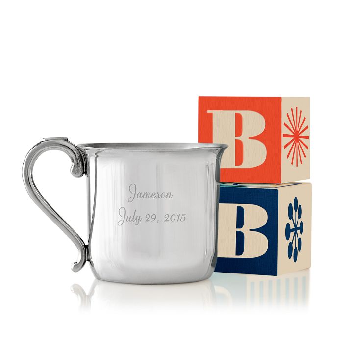 Pewter Baby Cup | Personalized Baby Keepsake | Mark and Graham