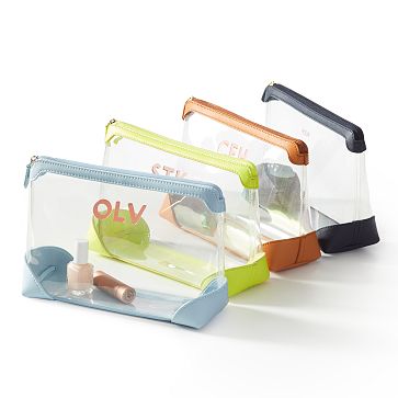 Monogrammed Clear Pouch | Mark and Graham