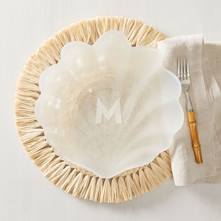 Glass Shell Plate, Set of 4 | Mark and Graham