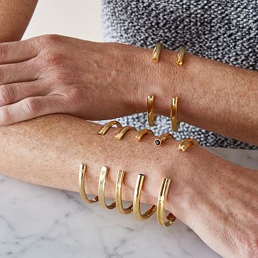 Stella Valle Initial Cut-Out Bracelet | Personalized Bracelets | Mark ...