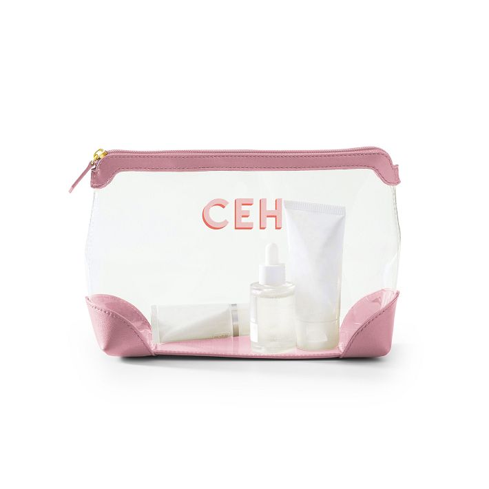 Monogrammed Clear Pouch | Mark and Graham
