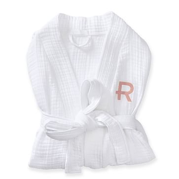 Women's Monogrammed Lightweight Cotton Robe | Mark and Graham