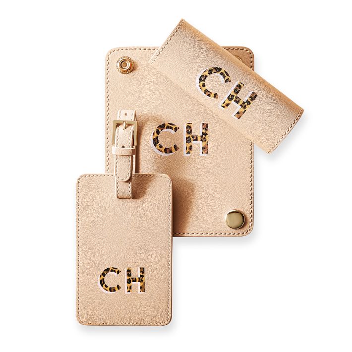 Fillmore Vegan Leather Luggage Tag & Handle Wrap, Set of 2 | Mark and ...