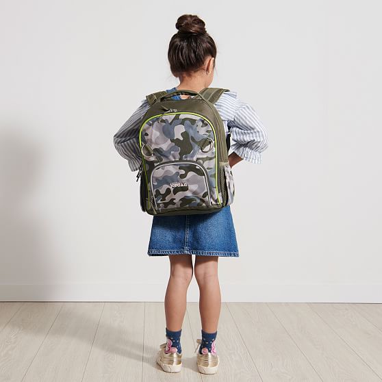 Casey Personalized Camo Kids Backpack | Mark and Graham