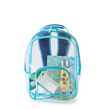 Casey Personalized Clear Kids Backpack | Mark and Graham