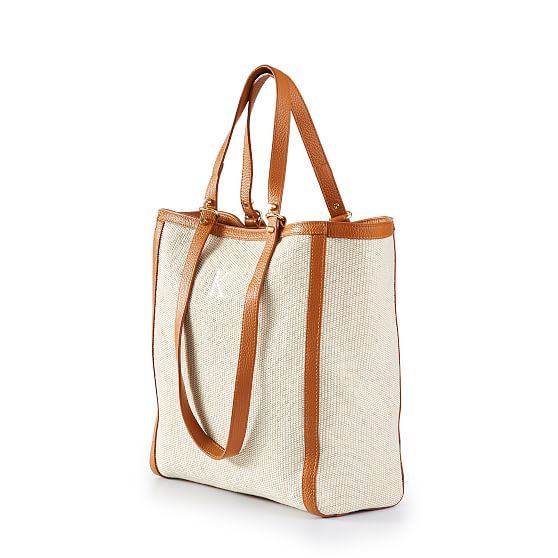 Italian Raffia Flip Handle Tote | Mark and Graham
