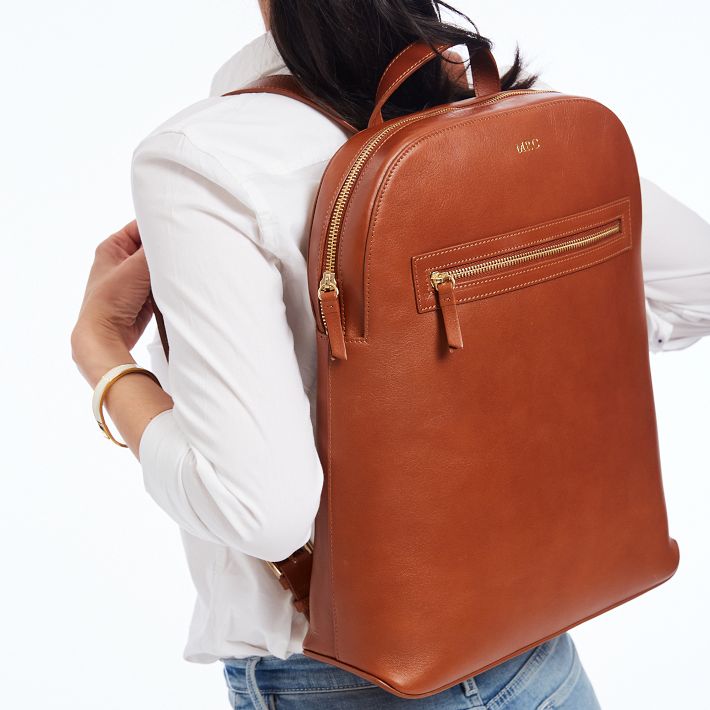 Zoe Leather Backpack | Mark and Graham