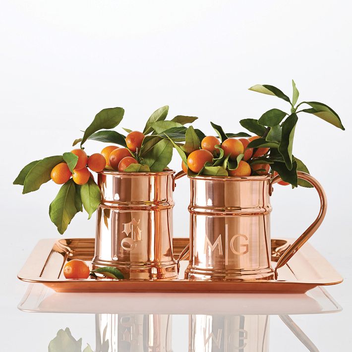 Monogrammed Copper Mug | Moscow Mule Mug | Mark and Graham