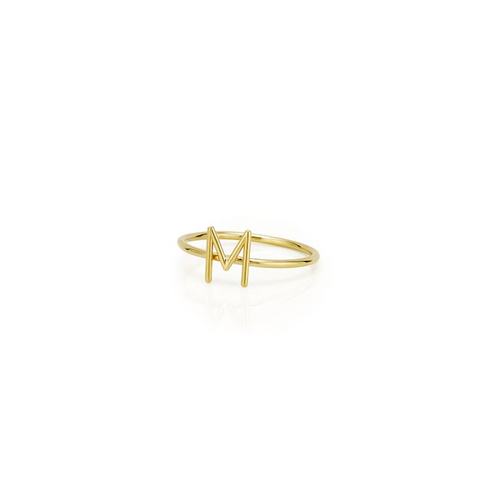 Sarah Chloe Amelia Stacking Initial Rings | Personalized Rings | Mark and Graham