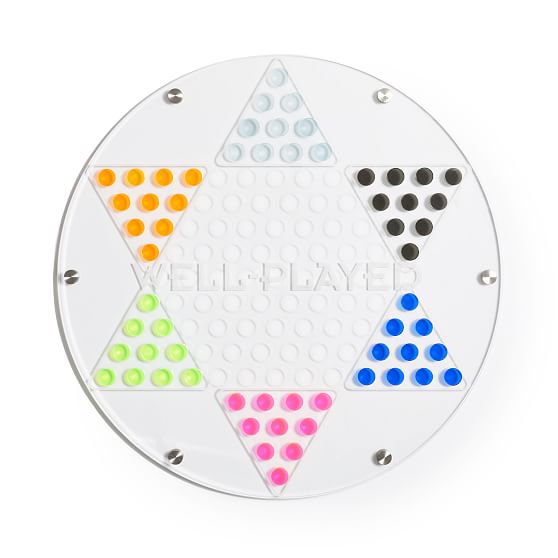 Acrylic Chinese Checkers Game Set | Mark and Graham