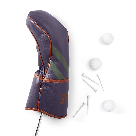 Leather Golf Driver Club Cover | Mark and Graham