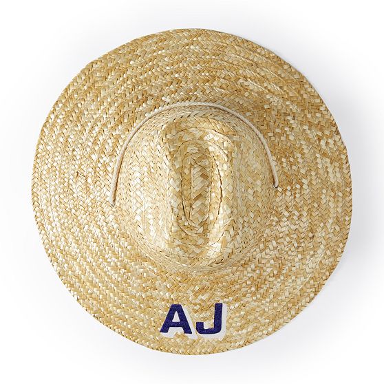 Monogram Mary Straw Hat | Mark and Graham