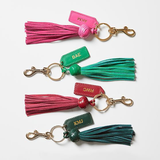 Leather Tassel Keychain | Mark and Graham
