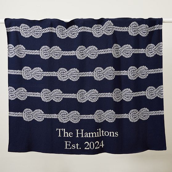 Custom Knit Throw Blanket | Mark and Graham