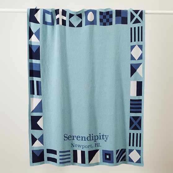 Custom Knit Throw Blanket | Mark and Graham