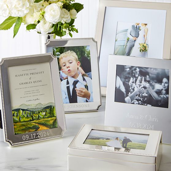 Celebration Beaded Photo Frame | Mark and Graham