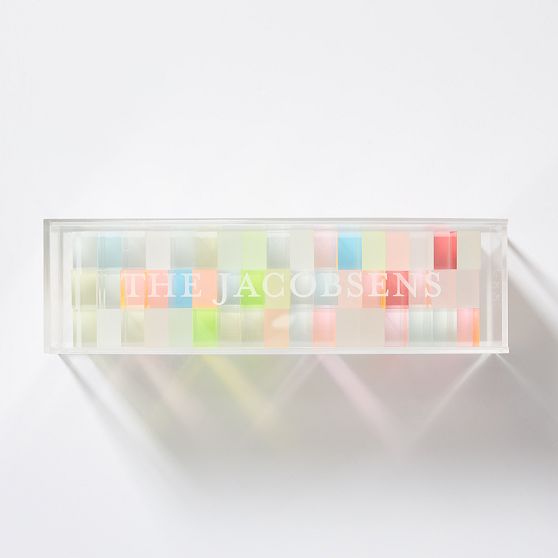 Colorful Acrylic Jumbling Tower | Mark and Graham