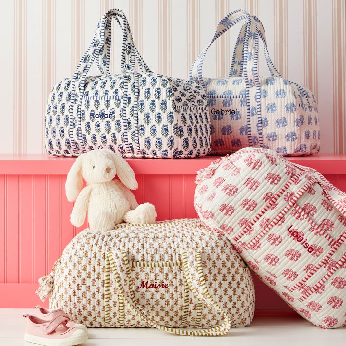 Block Print Duffle Bag | Mark and Graham