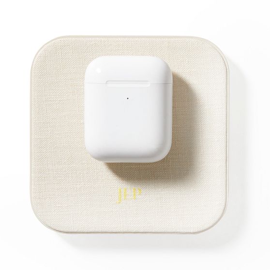 Courant Linen Wireless Charging Block | Mark and Graham