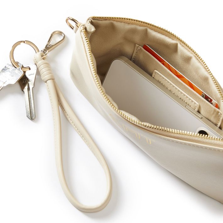 Vegan Leather Wristlet Pouch | Mark and Graham