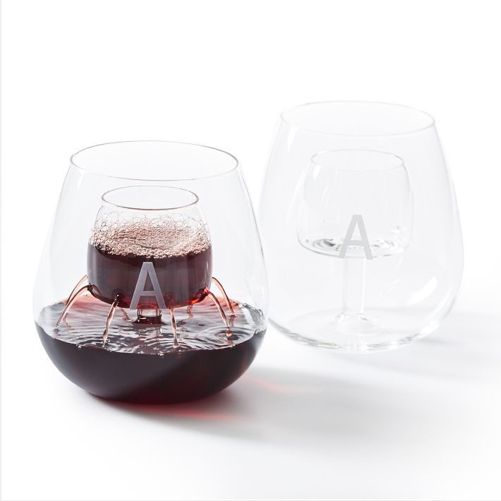 Aerating Stemless Wine Glasses, Set of 2 | Mark and Graham