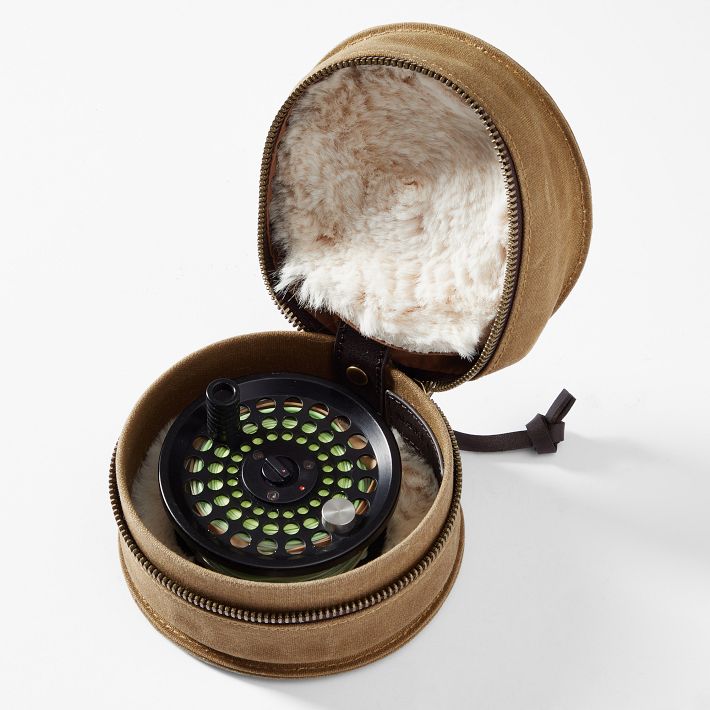 Jack Waxed Canvas Single Reel Case | Mark and Graham