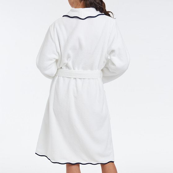 Hydrocotton Scalloped Bath Robe | Mark and Graham