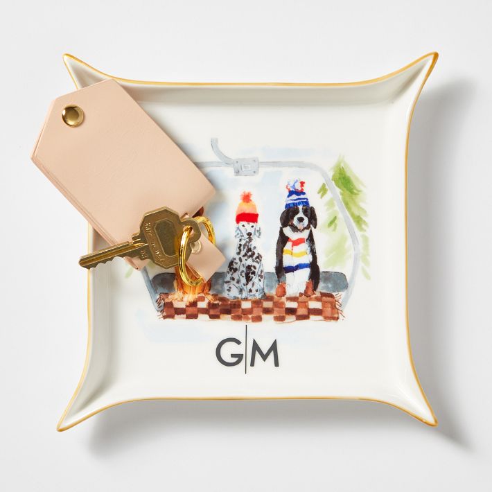 Mark & Graham x Gray Malin Ski Lift Dogs Catchall | Mark and Graham