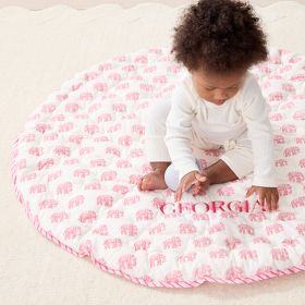 Block Print Quilted Play Mat | Mark and Graham