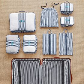 9 Piece Packing Cube Set with Garment Bag | Mark and Graham