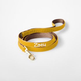 Velvet Hand Embroidered Leash | Mark and Graham