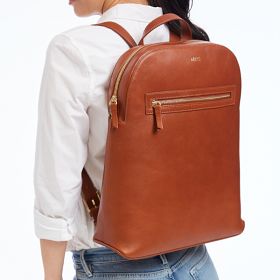 Zoe Leather Backpack – Sleek Work Bag | Mark and Graham