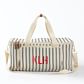 Striped Zip Top Cooler Box Tote | Mark and Graham