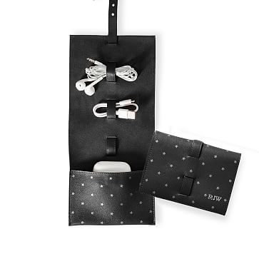 Leather Charger Roll Up | Mark and Graham