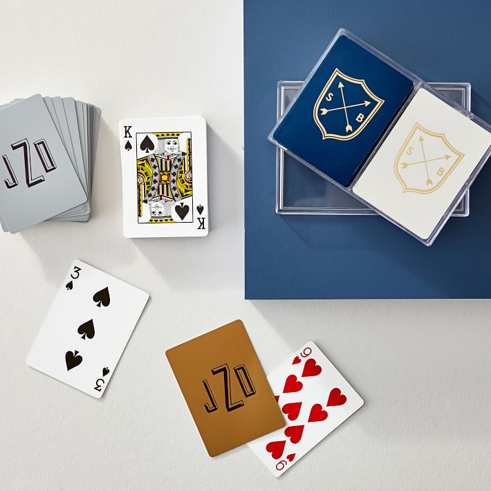 Double Deck Personalized Playing Cards | Mark and Graham