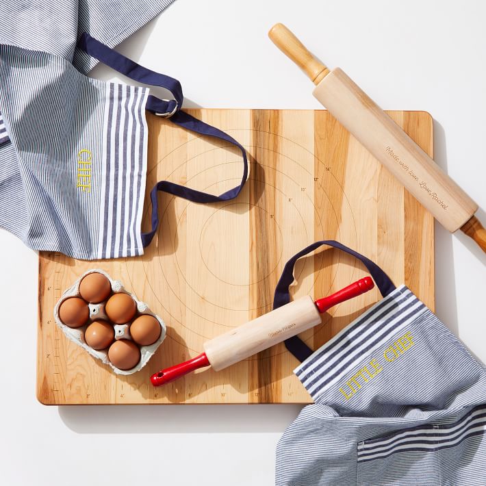 Monogrammed Maple Wooden Pastry Board | Mark and Graham