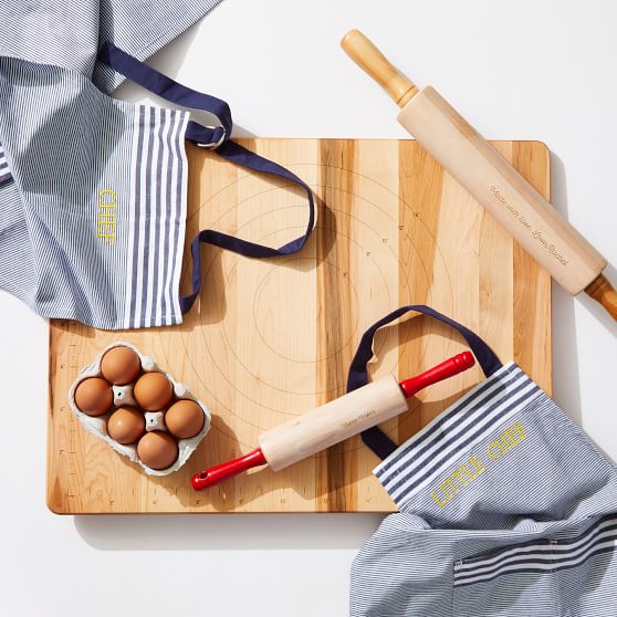 Monogrammed Maple Wooden Pastry Board | Mark and Graham