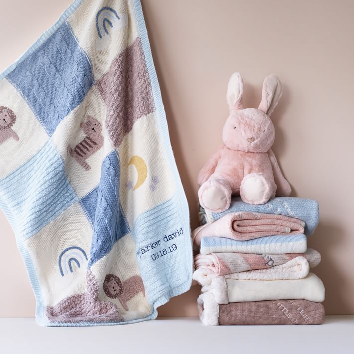 Pottery Barn Kids Heirloom Bunny Personalized Baby Gift Set | Mark and ...