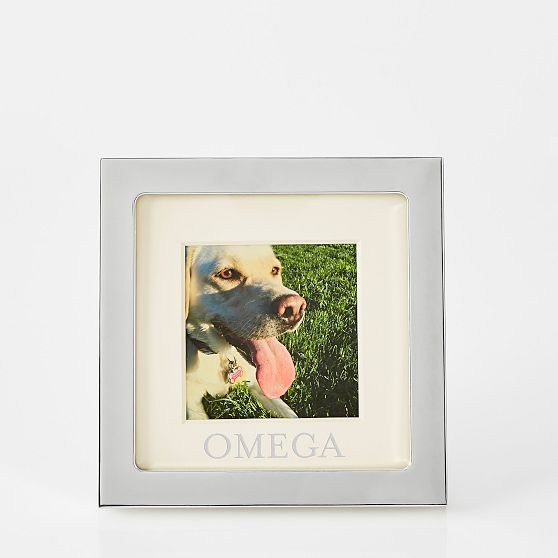 Silver Plated Personalized Picture Frame | Mark and Graham