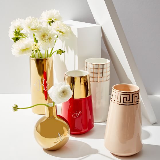 Gold Ceramic Vase | Mark and Graham